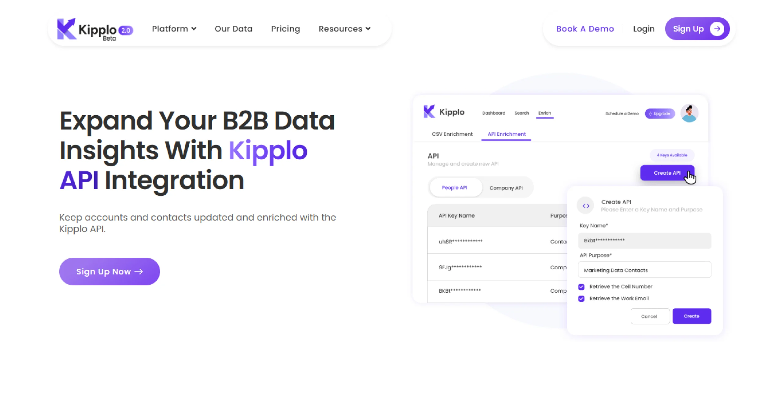 B2B Data Enrichment API | Enrich Contact & Company Data